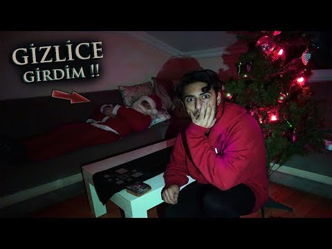 GİZLİCE NOEL BABA'NIN EVİNE GİRDİK !! (Yakalandık)