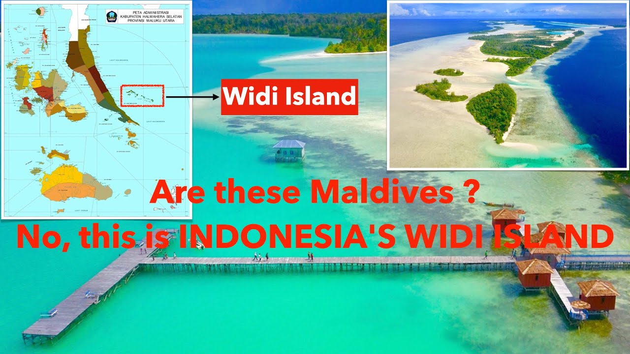 this is not maldives, but WIDI island is in Halmahera Selatan INDONESIA ...