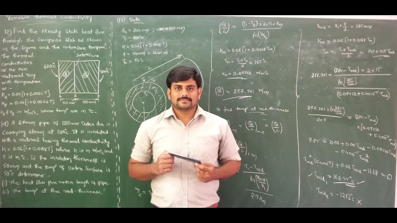 Lecture 9 - Variable thermal conductivity - Module 1- Heat Transfer by ...