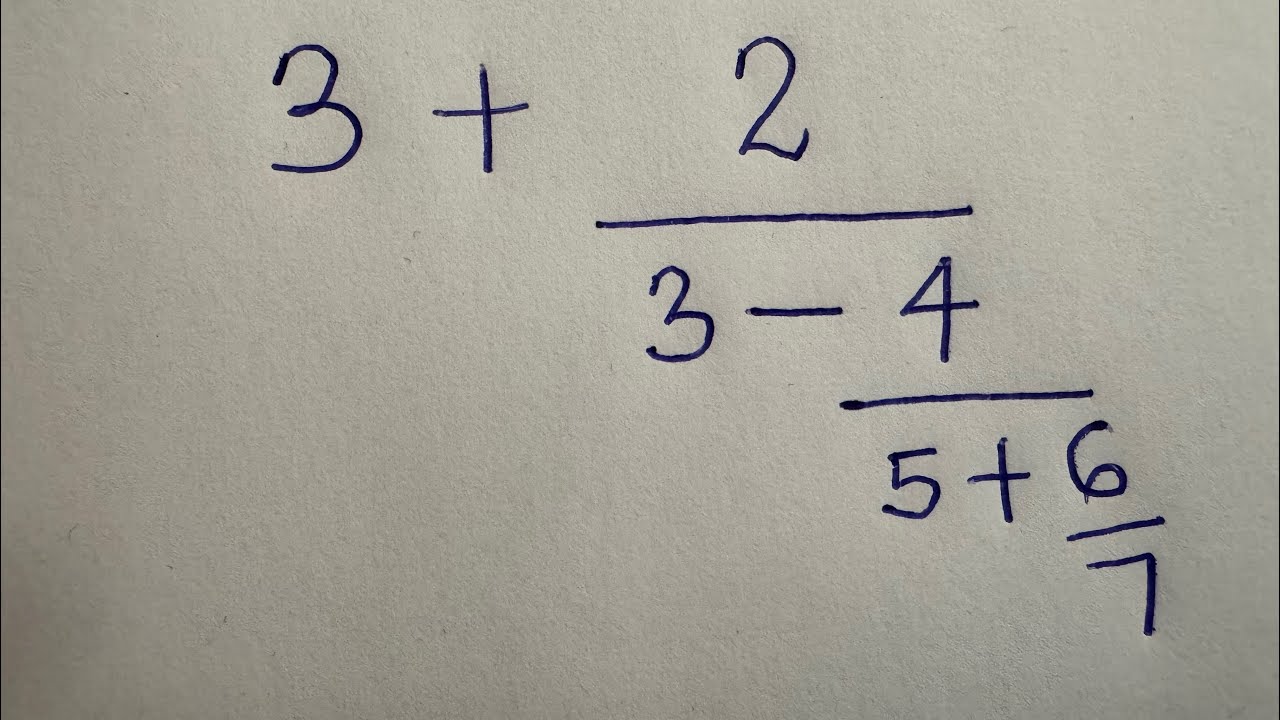 How to simplify long fractions #math #fraction - YouTube
