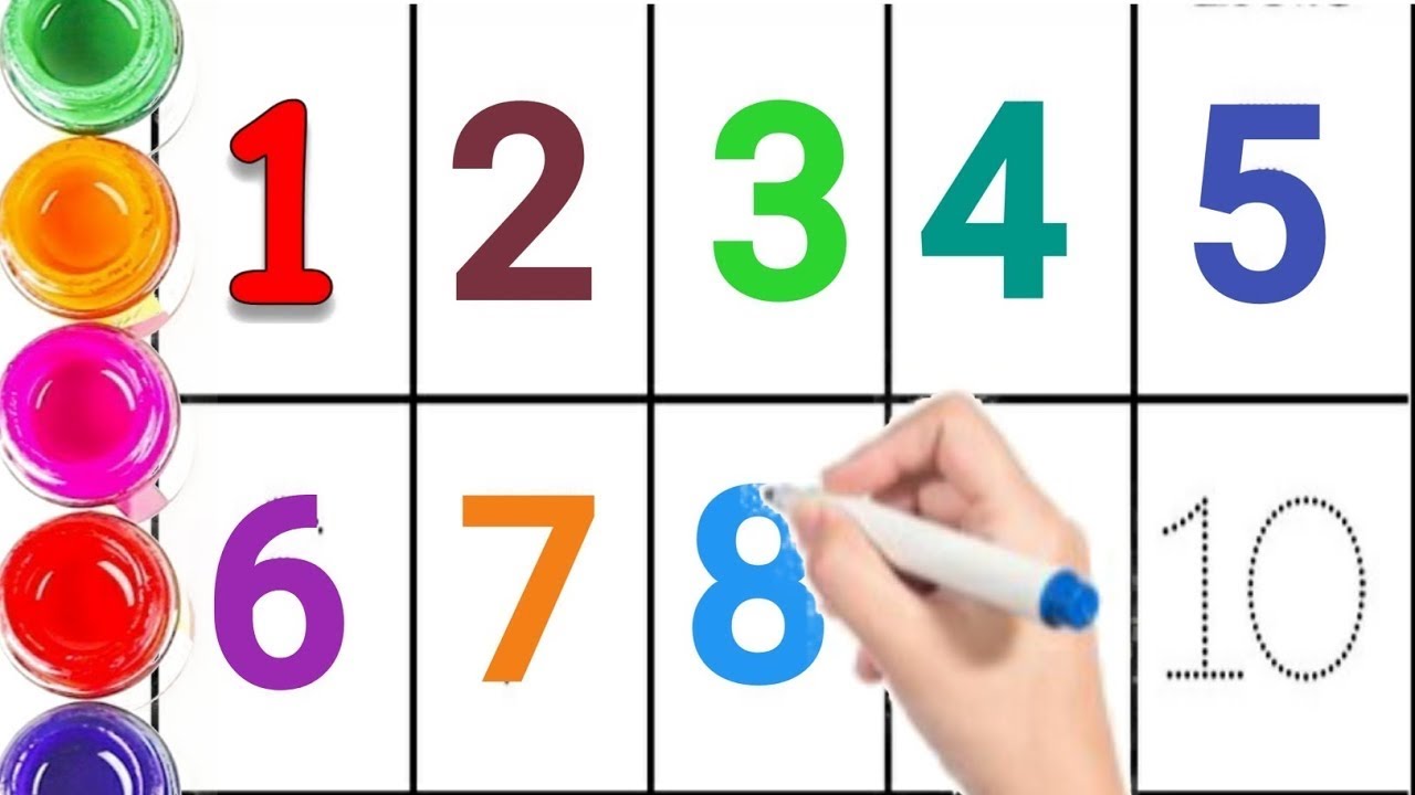 Counting 1234 ,One two three four five, Ginti 1se20, 1 to 100 , numbers ...