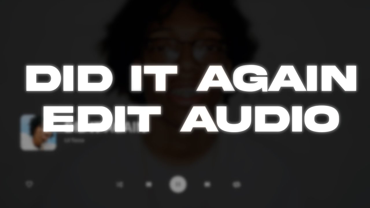 did it again - lil tecca (edit audio) - YouTube