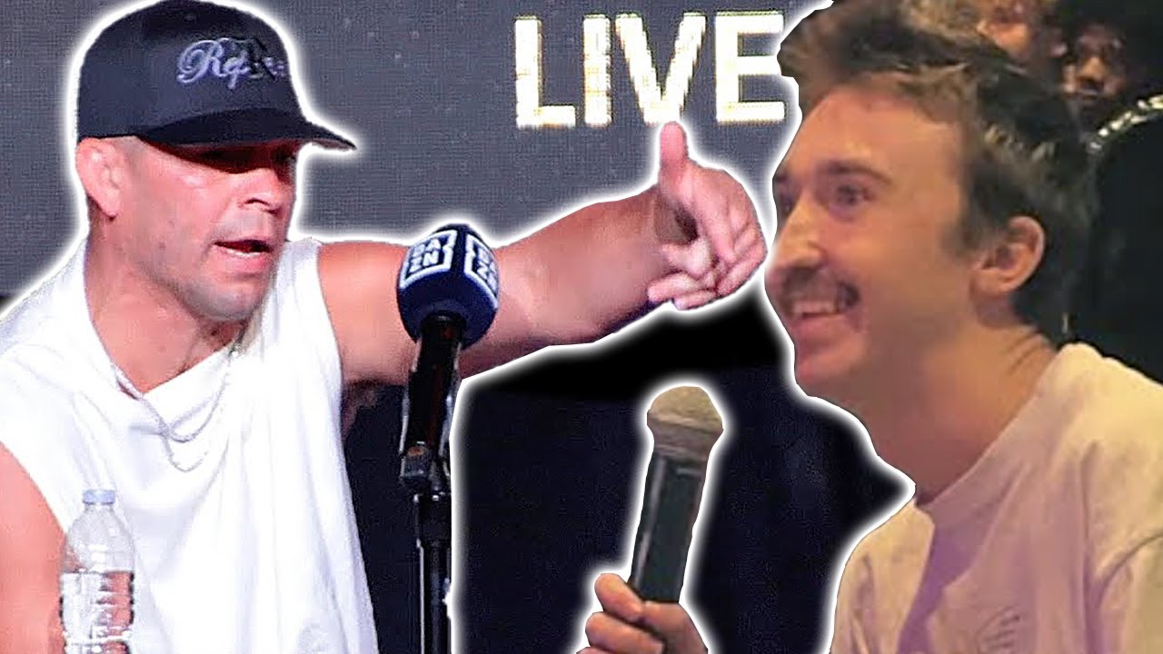 Nate Diaz SNAPS at dweeb reporter! Gets HEATED and tries to fight him ...