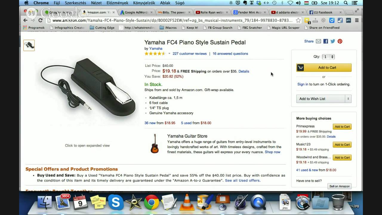 Save 52% Yamaha FC4 Piano Style Sustain Pedal - YouTube