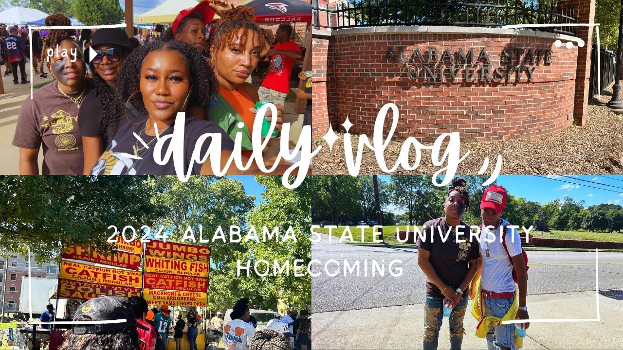 My first time at an ALABAMA STATE UNIVERSITY HOMECOMING - YouTube
