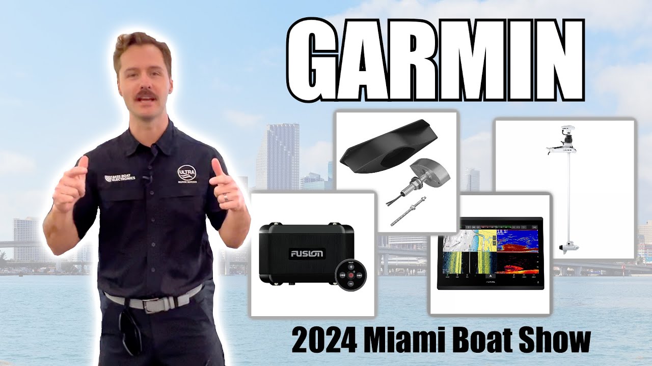 Inside the Garmin Booth at the 2024 Miami Boat Show! - YouTube