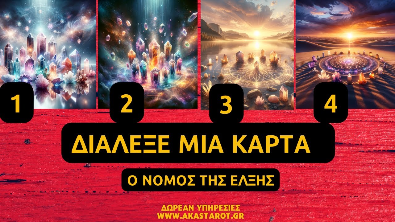 Ταρώ Προβλέψεις Εξαιρετικό Θέμα Ο Νόμος της έλξης Ειδικό άνοιγμα #ακας ...