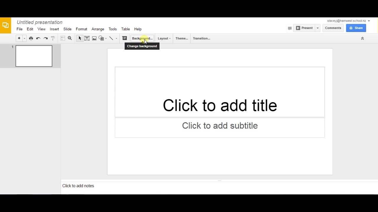 Google Slides-Format Slide Background, Layout and Theme - YouTube