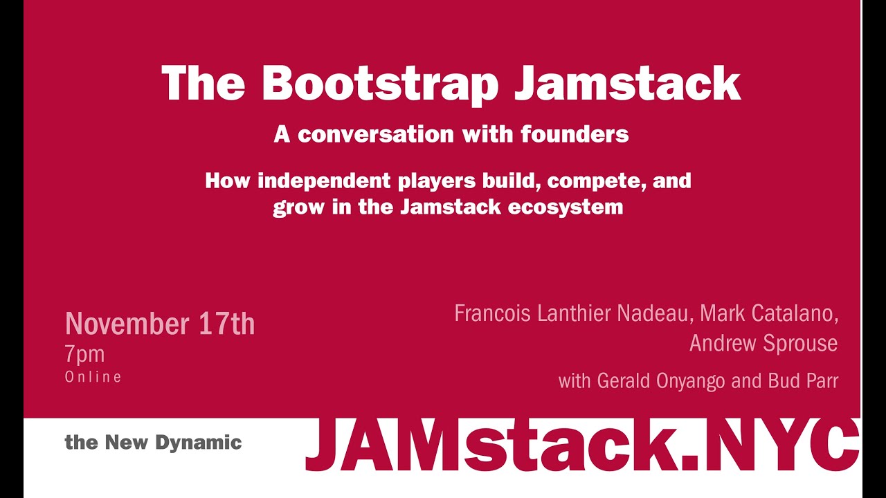 The Bootstrap Jamstack - YouTube