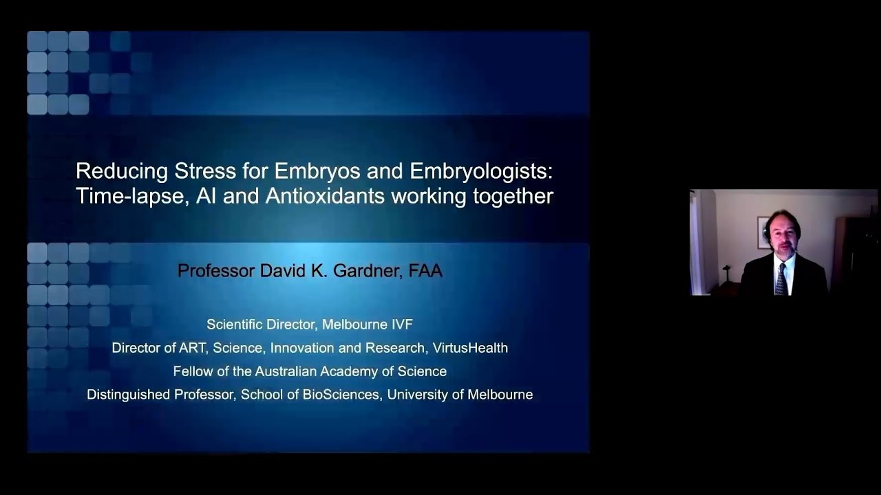 David Gardner - Reducing stress for embryos and embryologists - YouTube