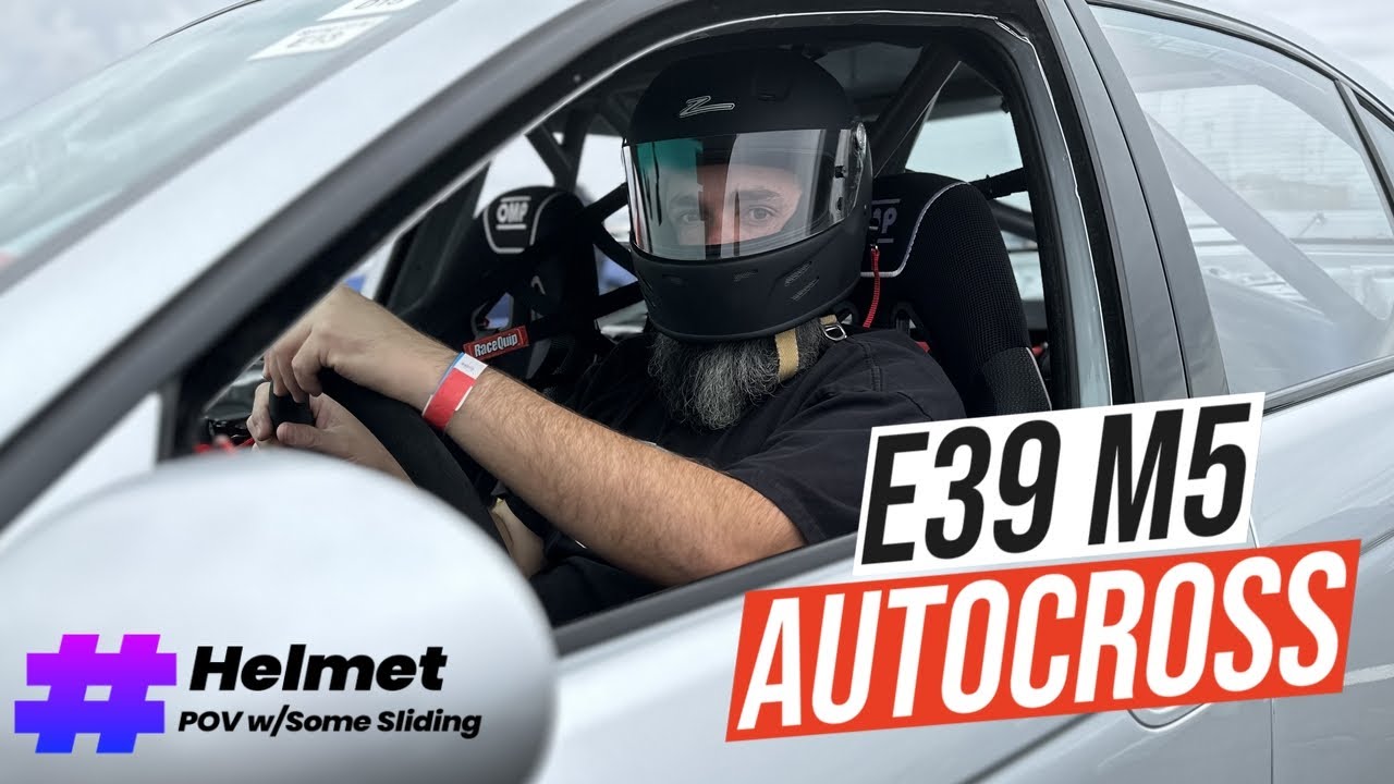 E39 M5 | Helmet POV Autocross - YouTube