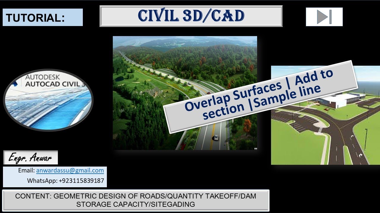 Surface Overlapped | Surface Raising | Custom Section creation in ...