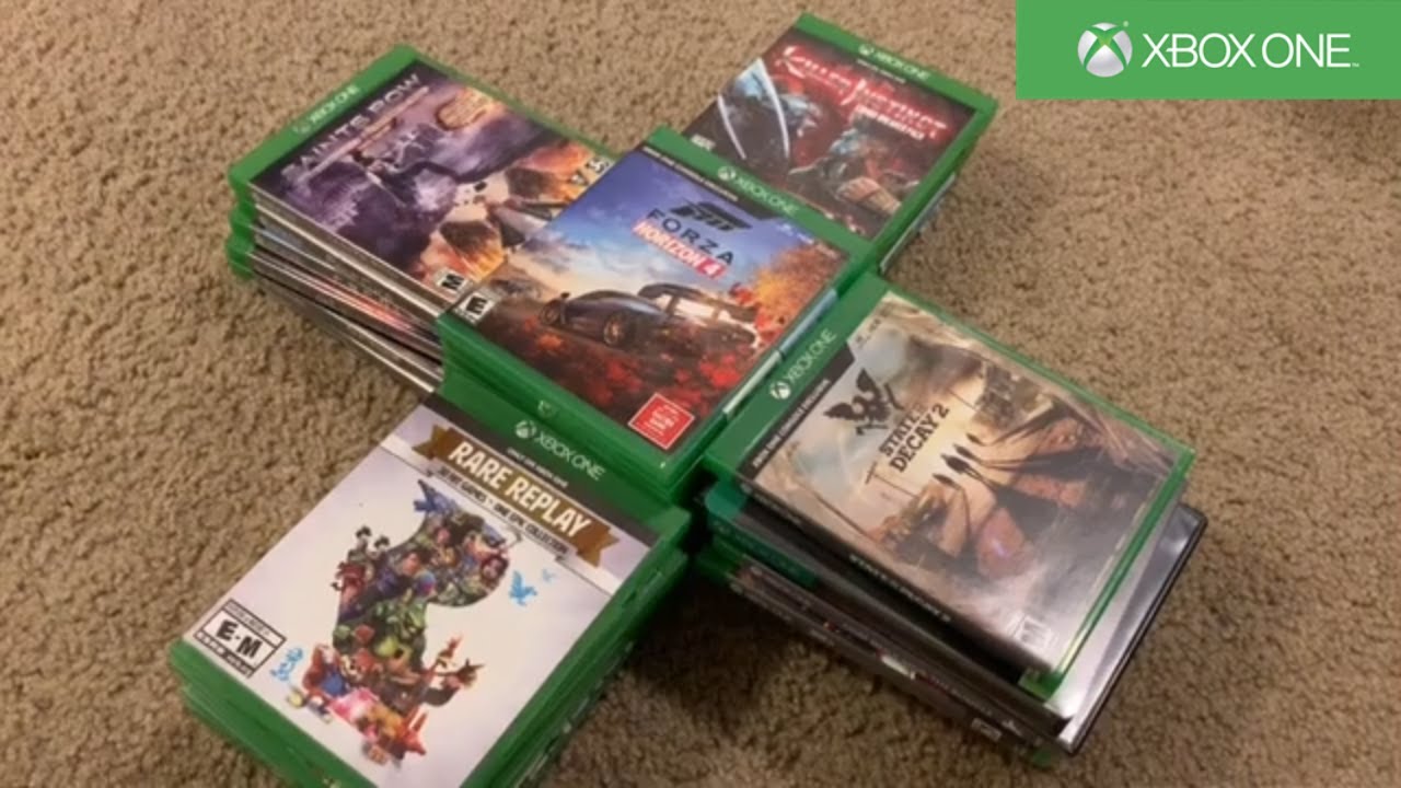 2020 Xbox One Collection over 50 games - YouTube