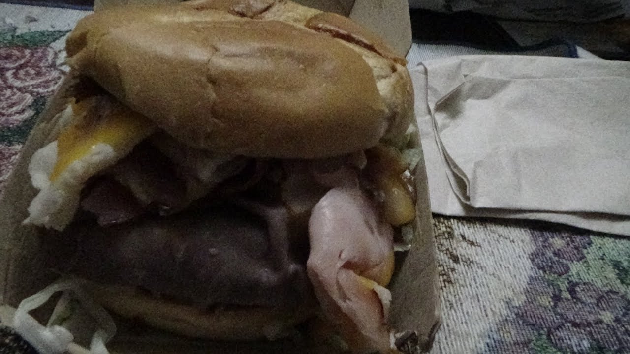 @Arby's 5 Mega Meat Stack Review - YouTube