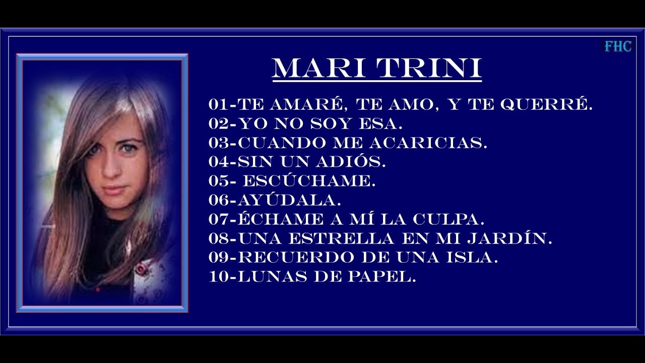 10-ÉXITOS-MARI TRINI. HD. - YouTube