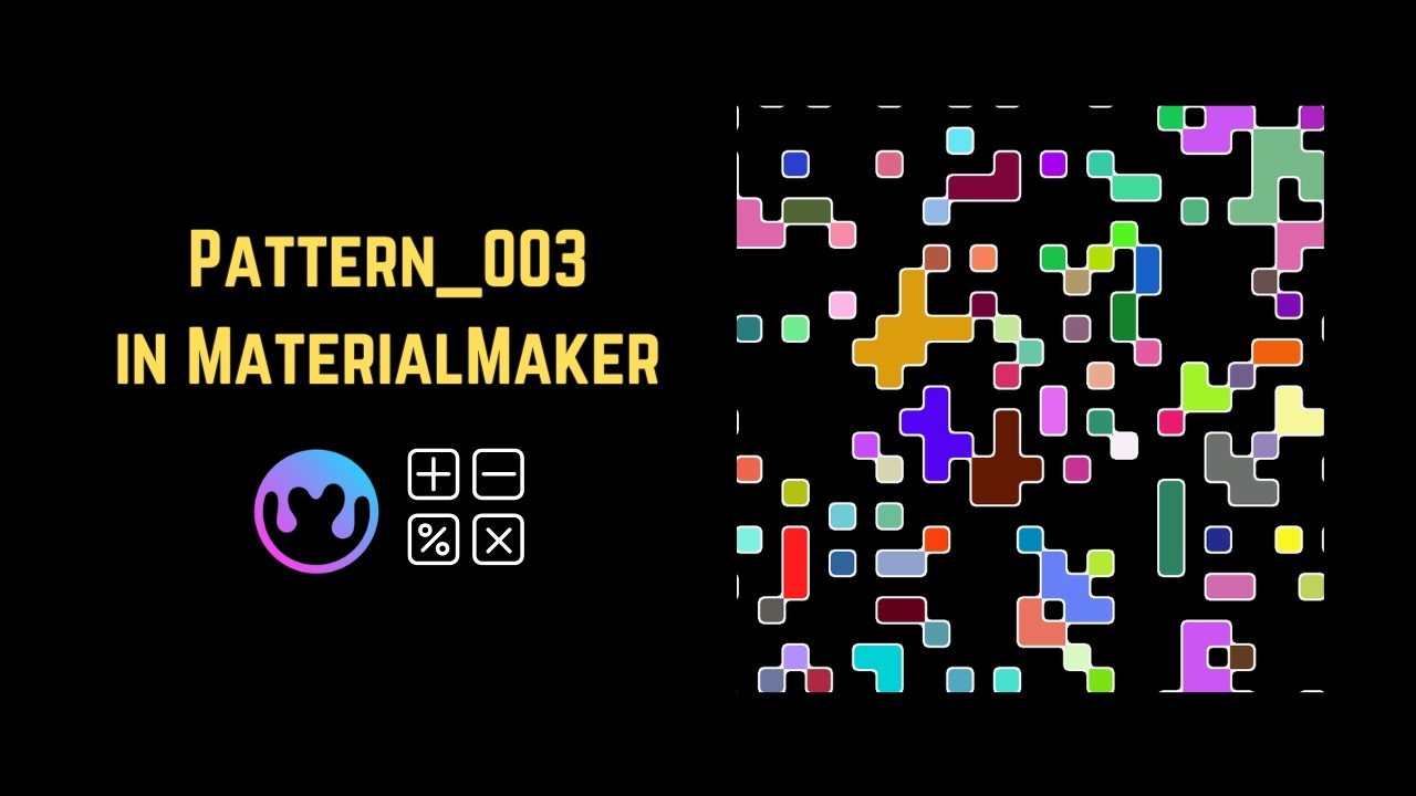 Pattern_003 | Beginner Tutorial | Material Maker #materialmaker # ...