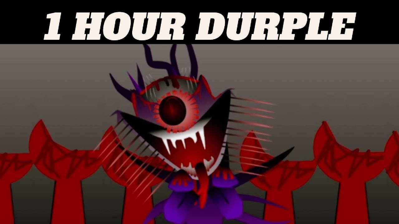 Sprunki Durple Phase 8 New Sound 1 hour | Horror Mod Full Video - YouTube