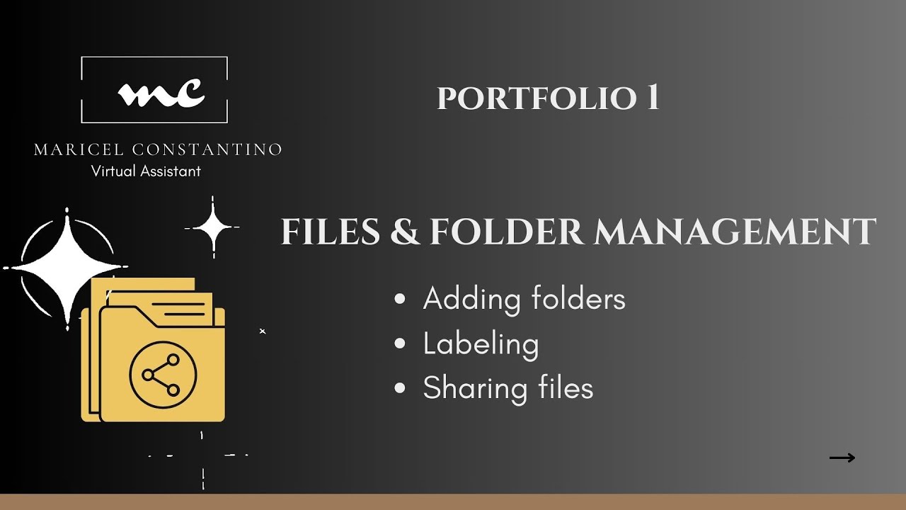 File and Folder Management Portfolio - YouTube