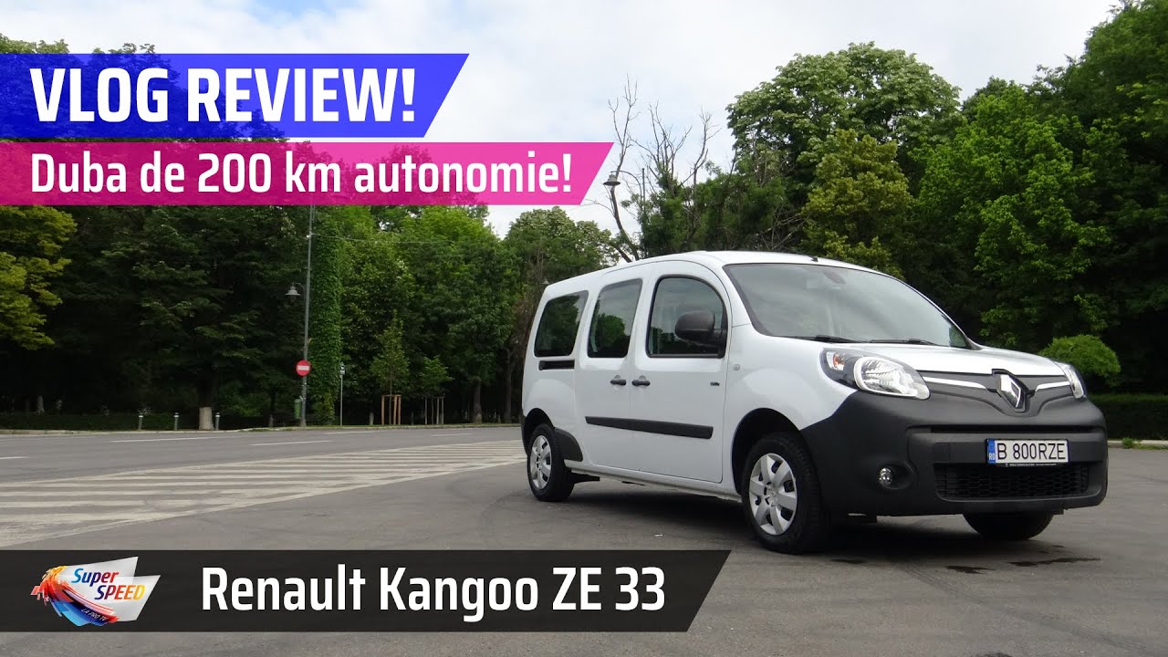 Cum se conduce duba electrică Renault - Kangoo ZE 33 2020 - YouTube