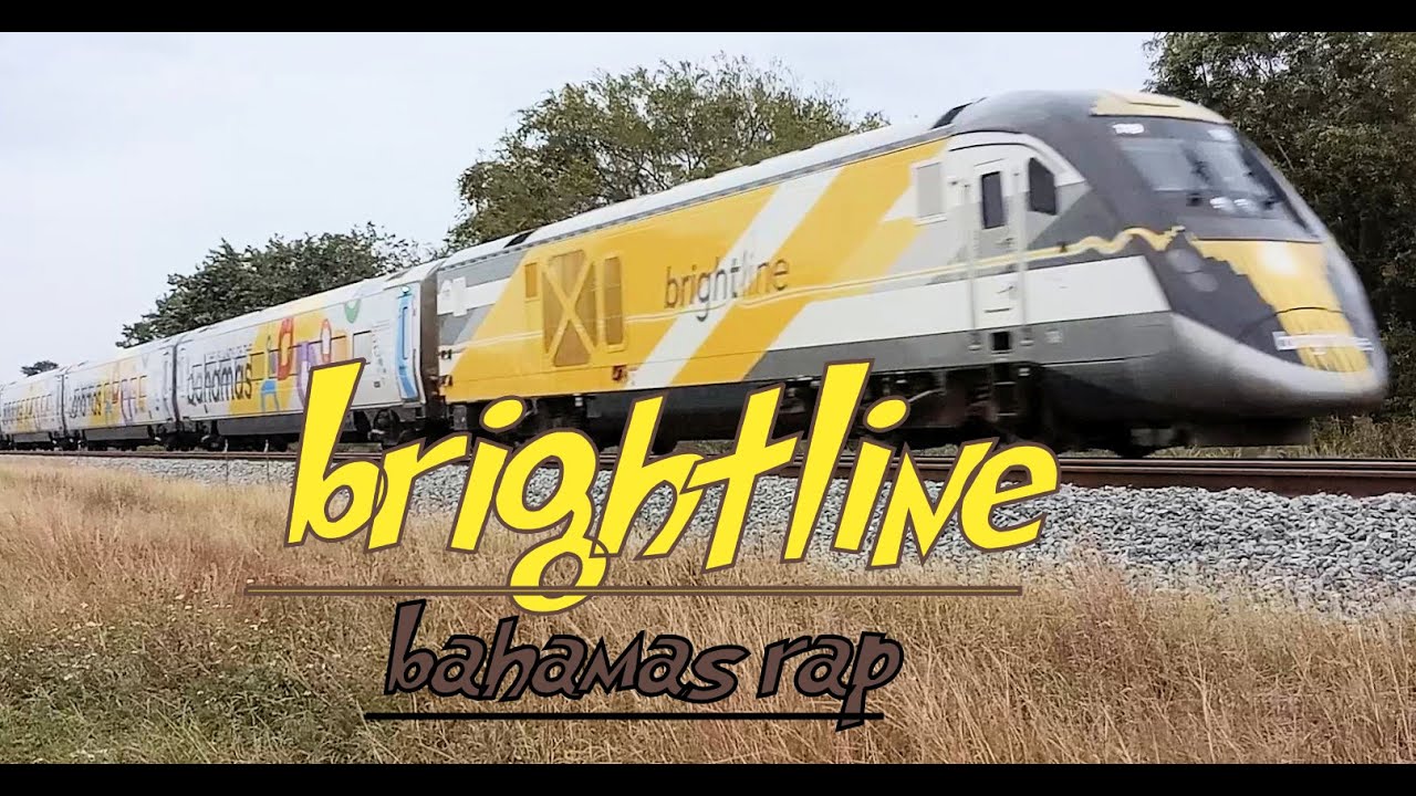 Railfanning: Brightline - Bahamas Rap | Jan 06,2024 - YouTube