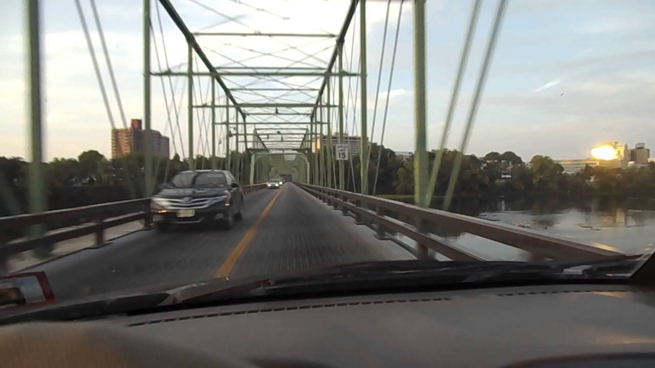 Calhoun Street Bridge From PA To NJ - YouTube