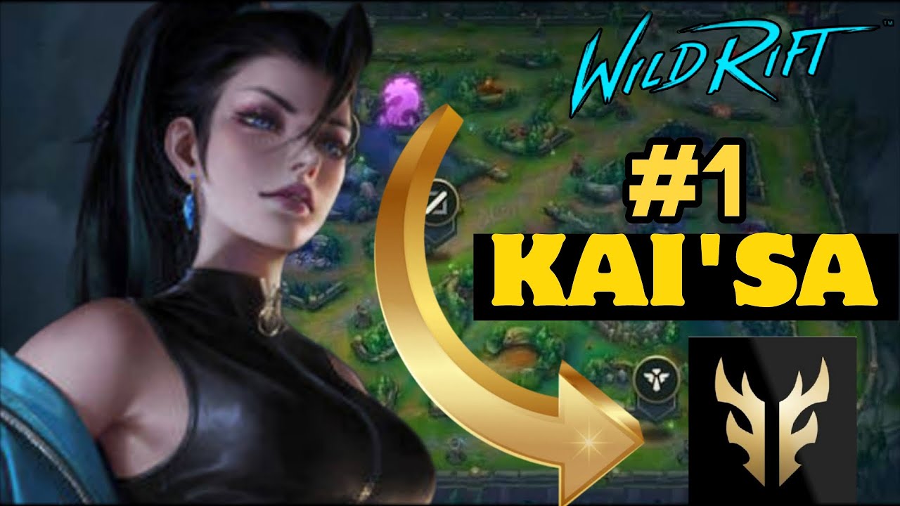 BEST KAI'SA OF WILD RIFT | RANK 1 KAISA BUILD & RUNES #kaisa - YouTube
