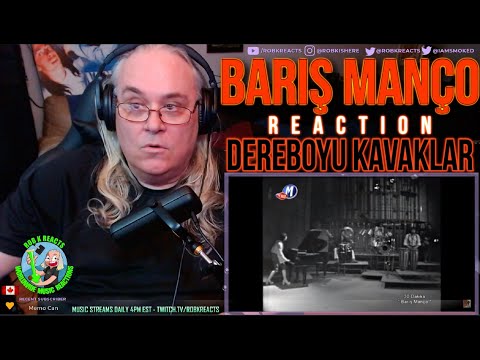 Barış Manço Reaction - Dereboyu Kavaklar - First Time Hearing - Requested
