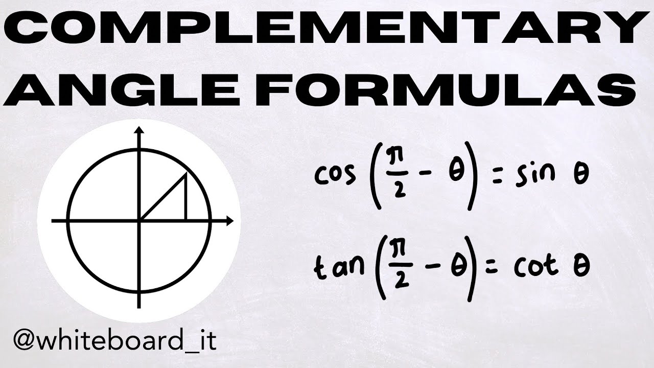 Complementary Angle Formulas - YouTube