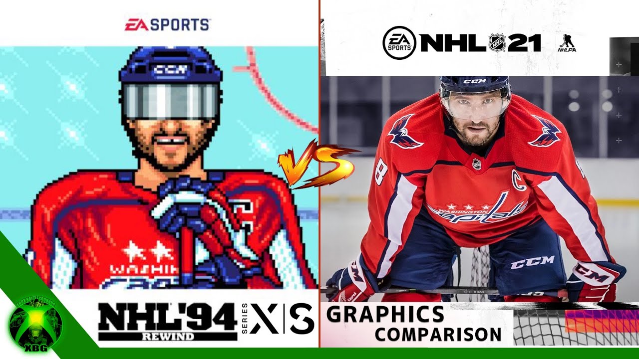 NHL 94 Vs NHL 21 Xbox Series X - YouTube
