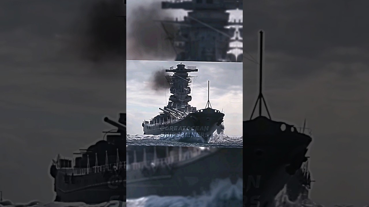 IJN Yamato in her prime 🚢🇯🇵 #yamato #edit #ships #sinking #ww2 #shorts ...