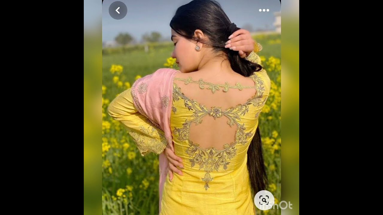 Salwar back neck pattern💃 Creative and beautiful designs - YouTube