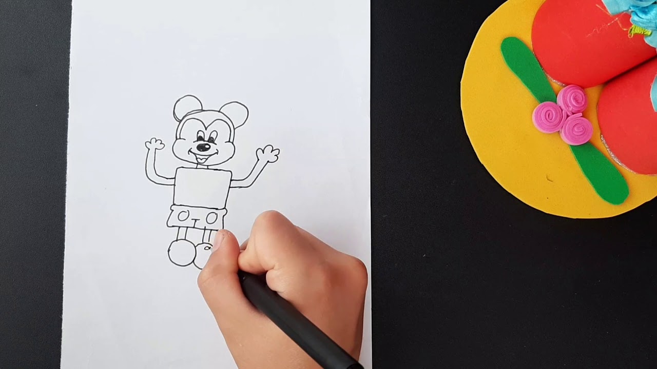 I'm turning number 8113 into Mikey Mouse/Transform numarul 8113 in ...