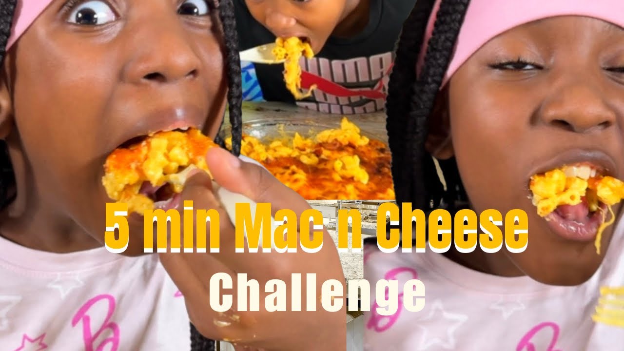 FIGHTING OVER MAC N CHEESE CHALLENGE - YouTube