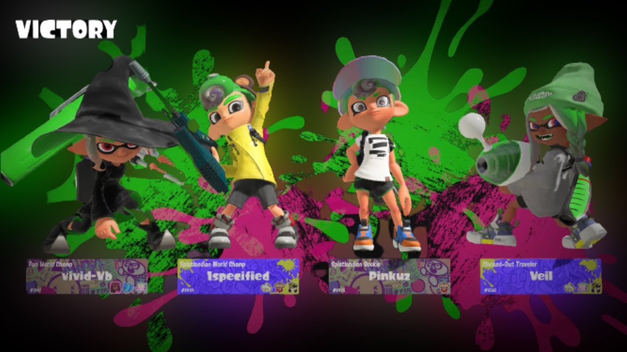 Heroshot Replica, Splatana Stamper and Jet Squelcher +Salmon Run (Turf ...
