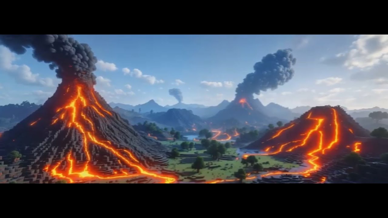 Why Volcanoes Erupt? Minecraft animation. - YouTube