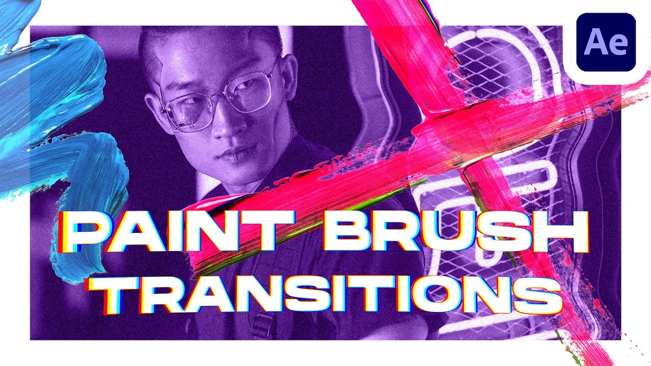 Dynamic Paint Brush Stroke Transitions for After Effects | Creative ...
