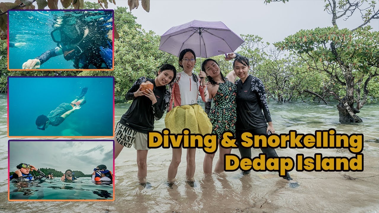 Diving and Snorkelling Batam Dedap Island - YouTube