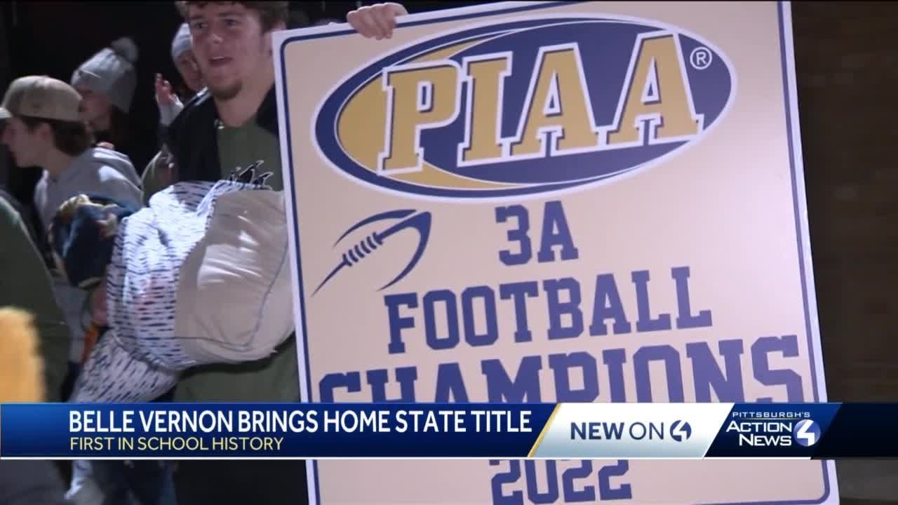 Belle Vernon wins first state football title in school history - YouTube