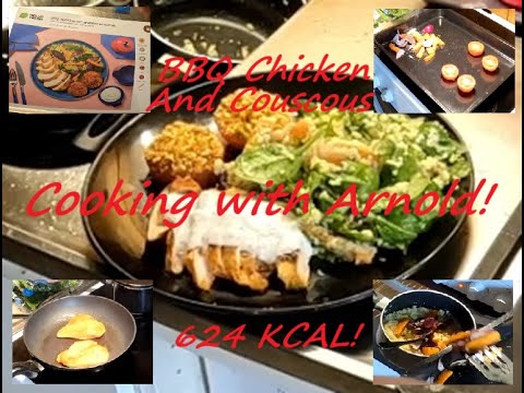 Cooking Whit Arnold - BBQ Chicken whit Couscous and Veggies. 624Kcal ...