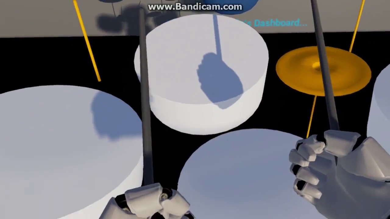 VR Drum Kit Experiments - YouTube