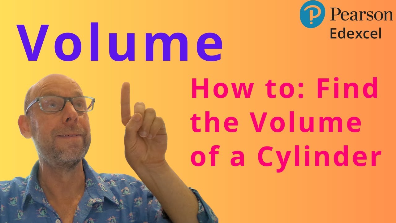 Finding the Volume of a Cylinder - YouTube