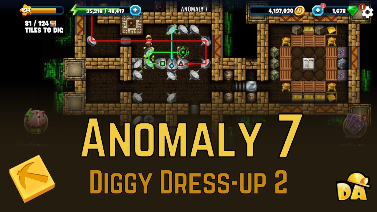 Anomaly 7 - Diggy Dress-Up 2 - Diggy's Adventure - YouTube