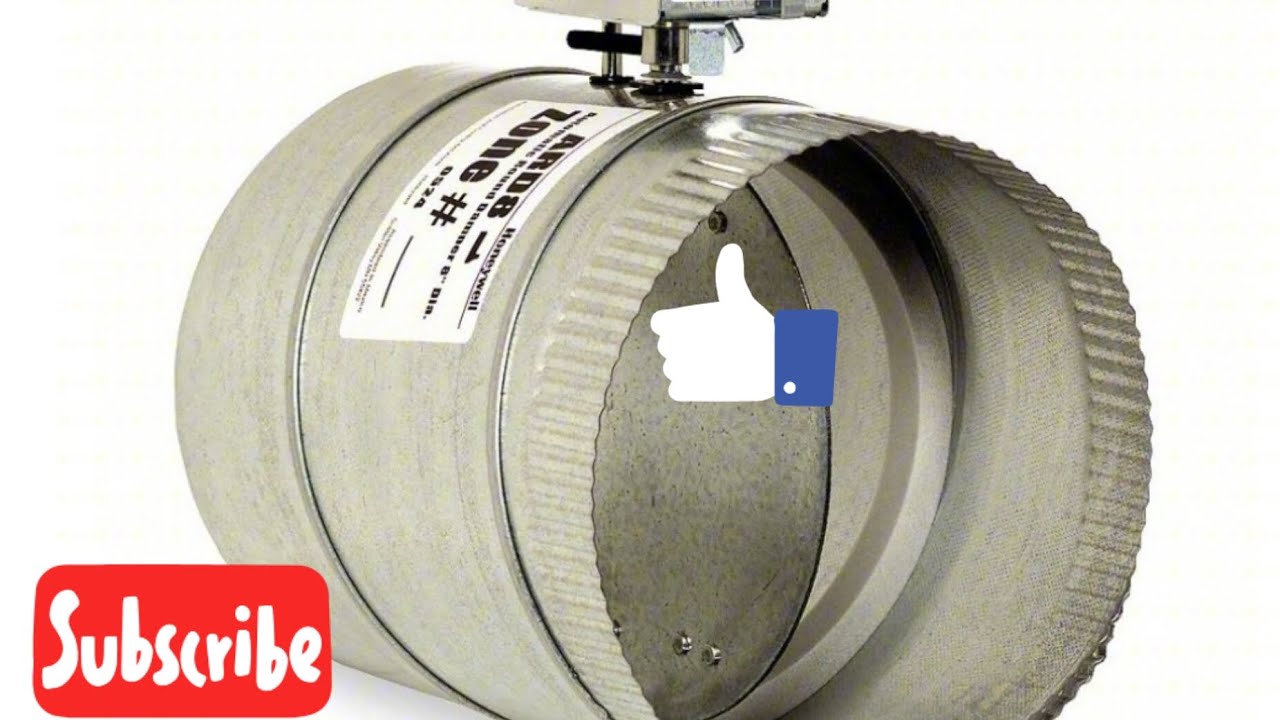 Electric Damper Install for AC/Heat - YouTube