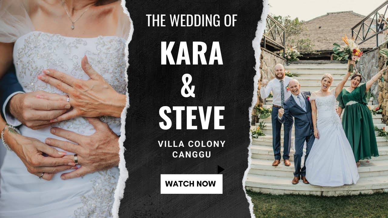 Kara & Steve at Villa Colony - Canggu BALI - YouTube