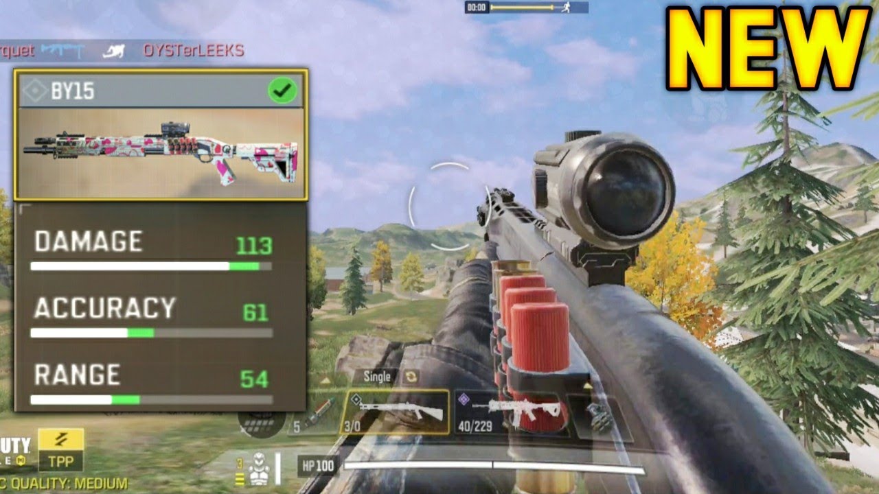 *NEW* BY15 3x Scope Has Insane Damage & Range in Battle Royale Cod ...