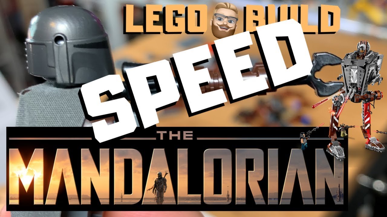[SPEED BUILD] Mandalorian AT-ST Raider Set #75254 Lego Build - YouTube