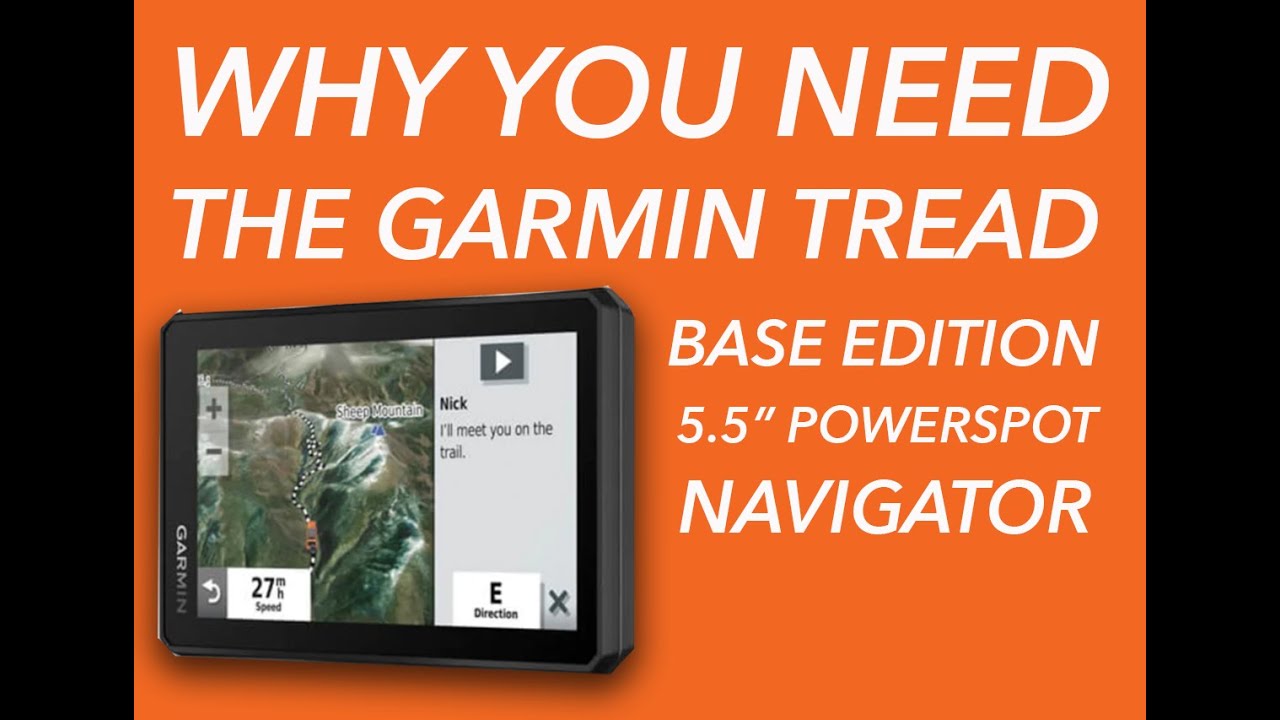 Watch and Learn: Garmin Tread: Base Edition 5.5" - YouTube