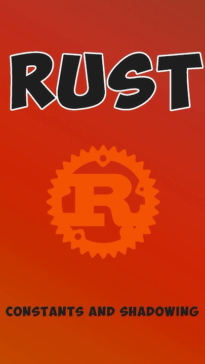 Rust - constants and shadowing #devologist - YouTube