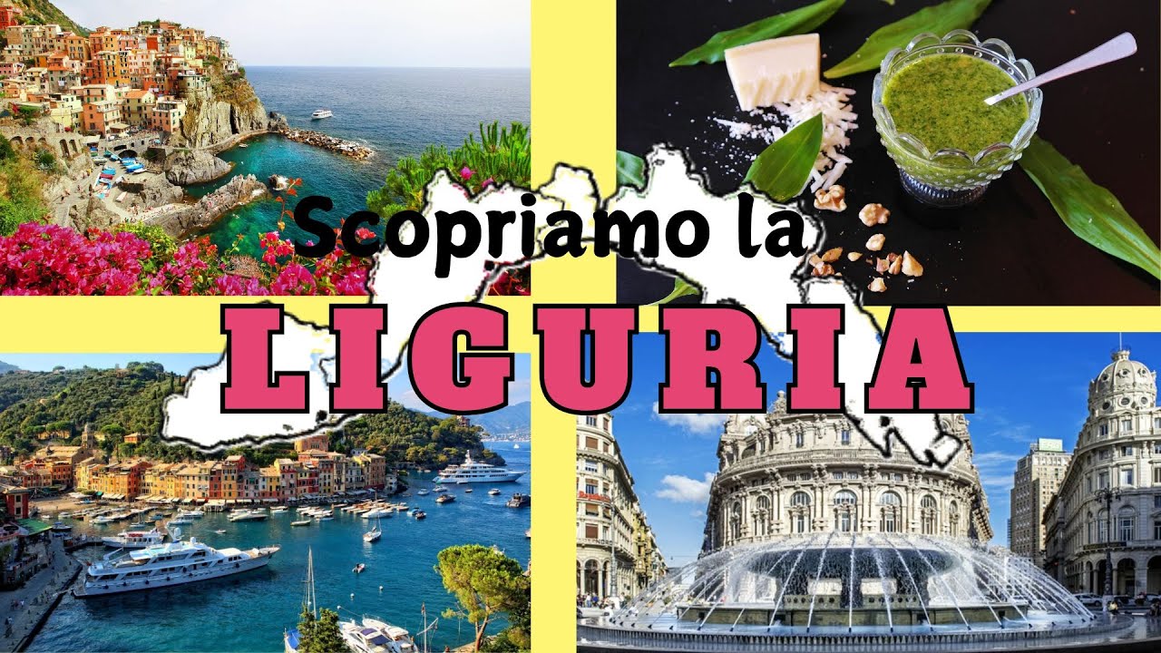 LA LIGURIA - le #regioni d'#italia: territorio, confini, popolazione ...