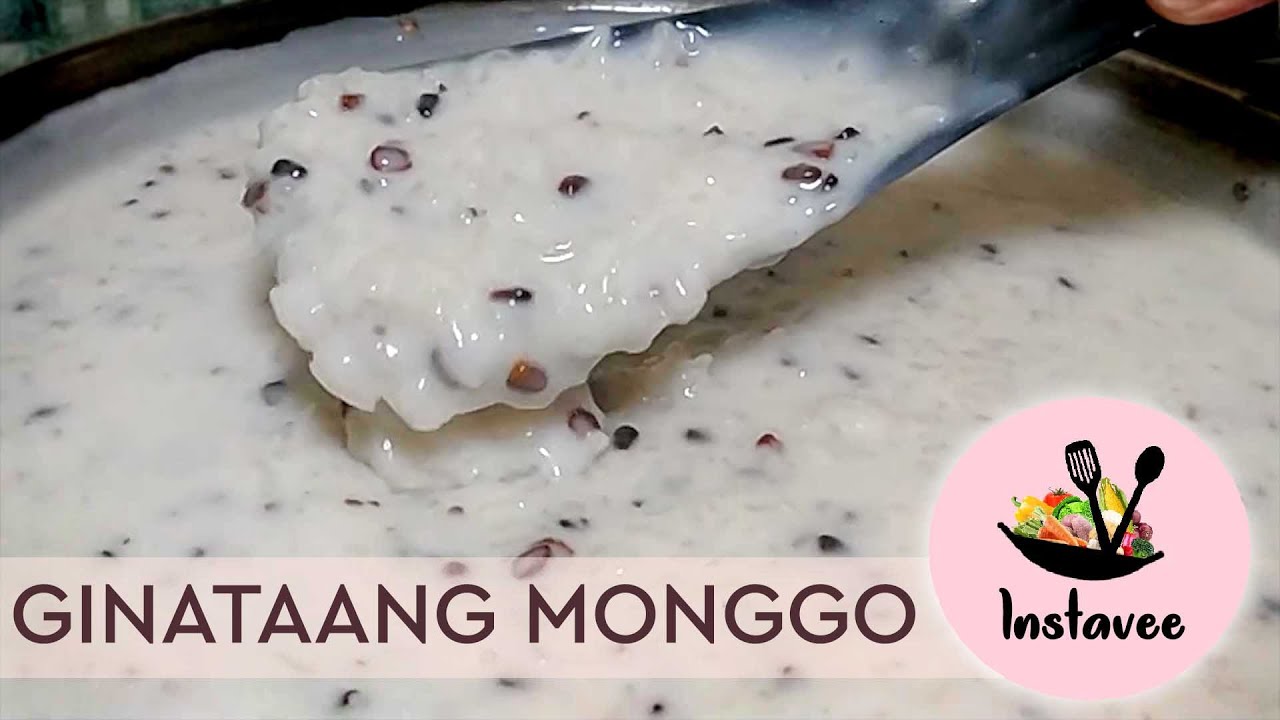 How to cook GINATAANG MONGGO I #porridge #coconut #monggo #snacks - YouTube